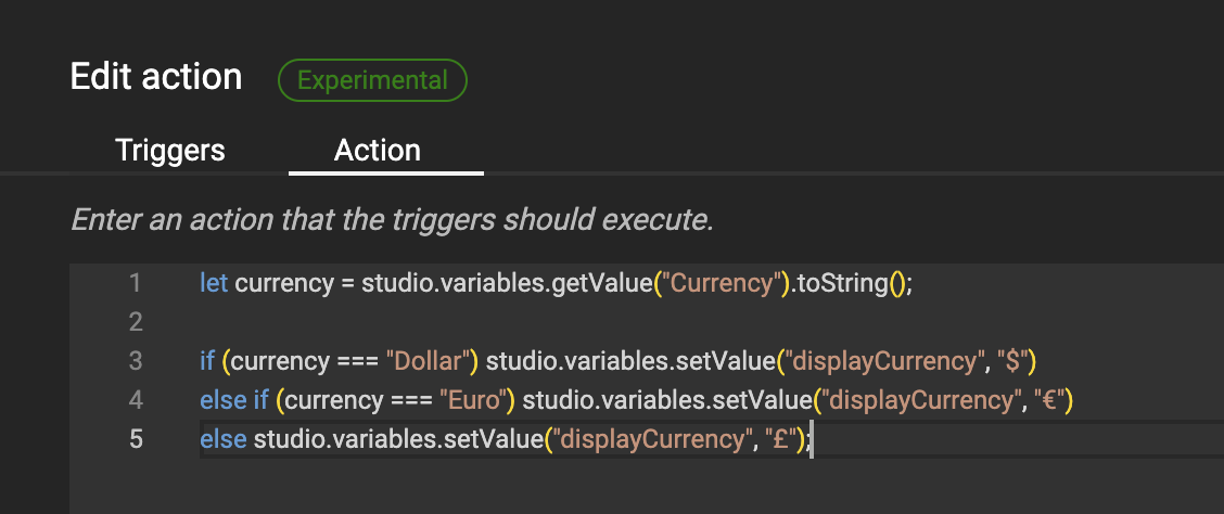 Example: Currency change - CHILI GraFx Guides